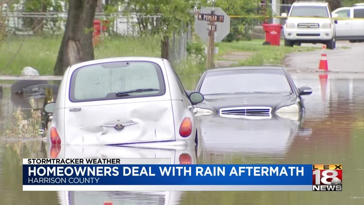 Homeowners deal with aftermath of heavy rain - YouTube
