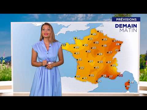 Prévisions météo France du Dimanche 28 au Samedi 4 Juillet 2026