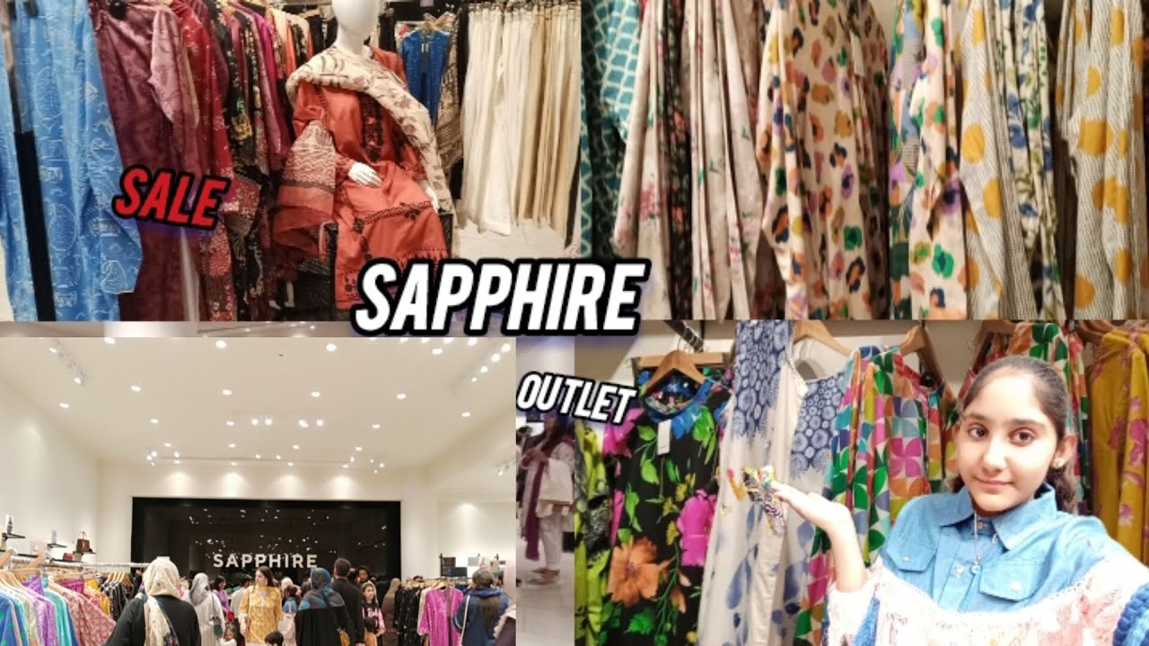 Visit on "Sapphire outlet" vlog beautiful dresses for Eid sale ...