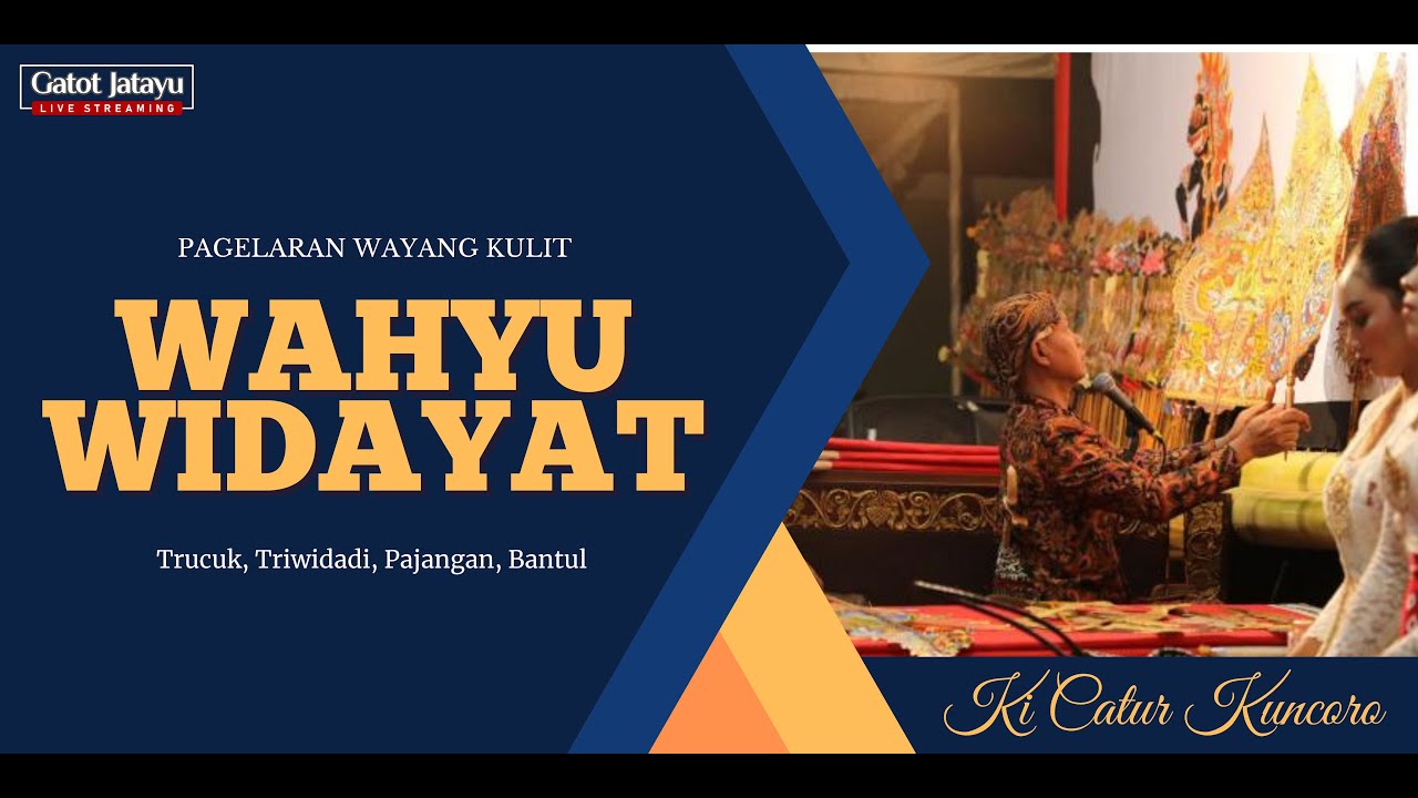 🔴 Wayang Kulit‼️KI CATUR KUNCORO || WAHYU WIDAYAT - YouTube