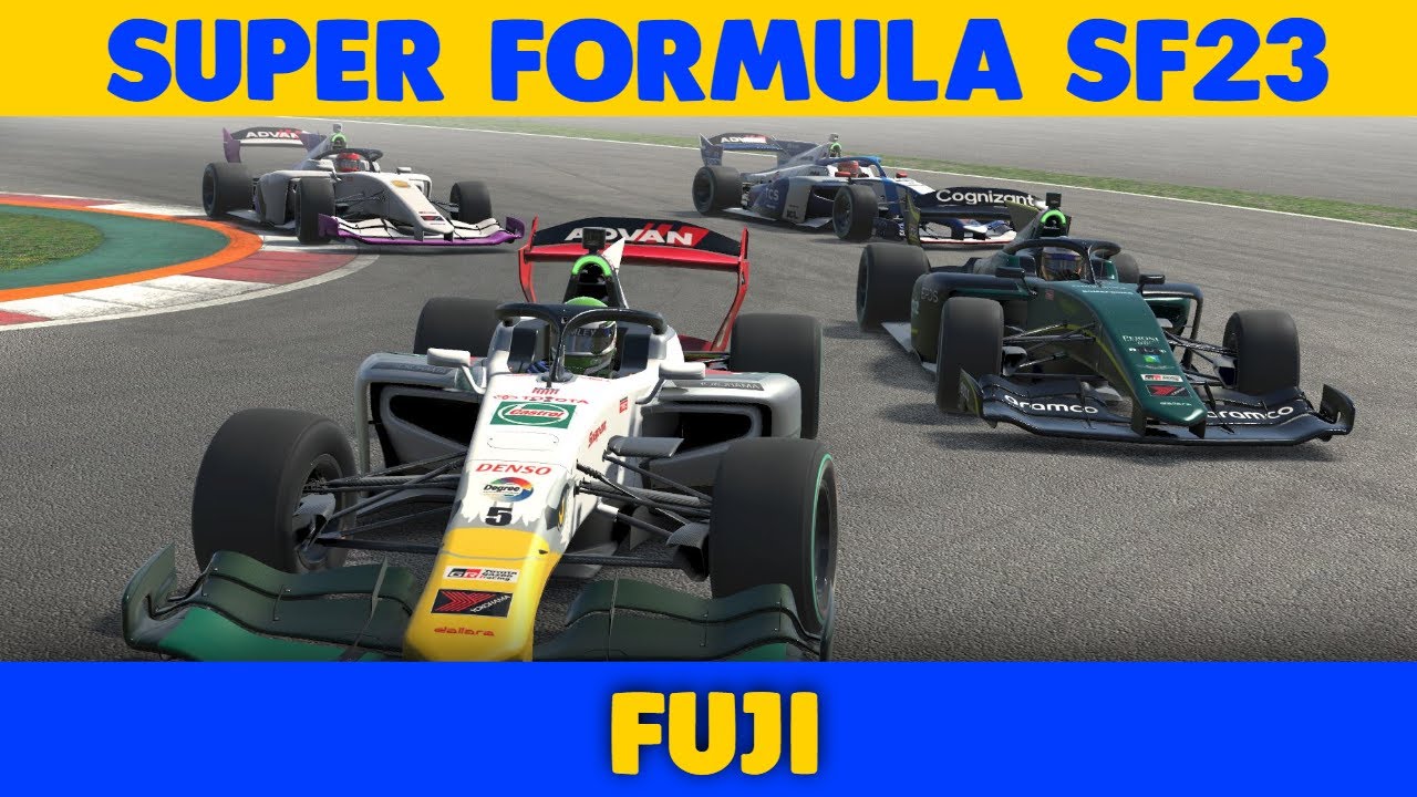 First Race In The SF 23 | Super Formula at Fuji | S4 2023 iRacing - YouTube