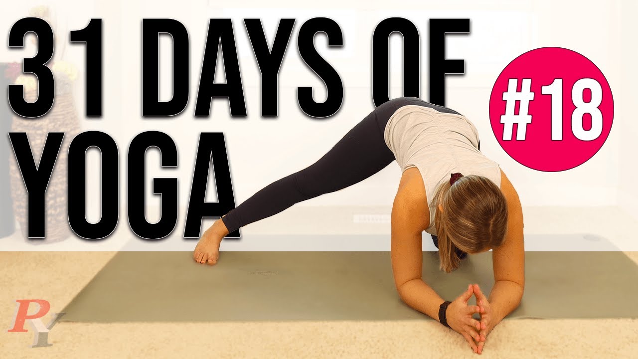 Month of Yoga | 31 Days of Yoga | Gentle Full Body Yoga Flow | Day 18 ...