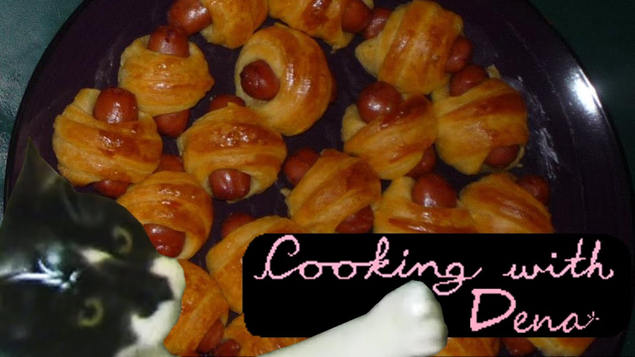 Cooking With Dena: Pigs in a Blanket - YouTube