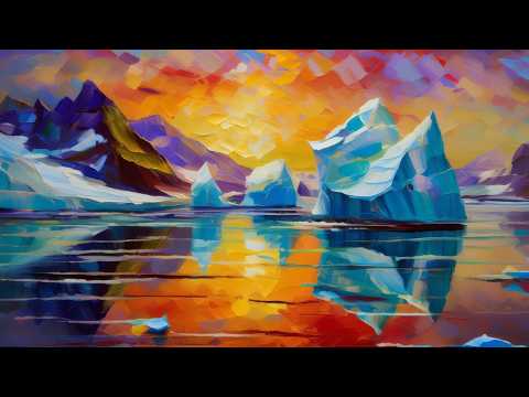 Polar Ocean Reflections | 1 Hour of Coastal Oil Paintings for Your TV | Emma Mickelberg