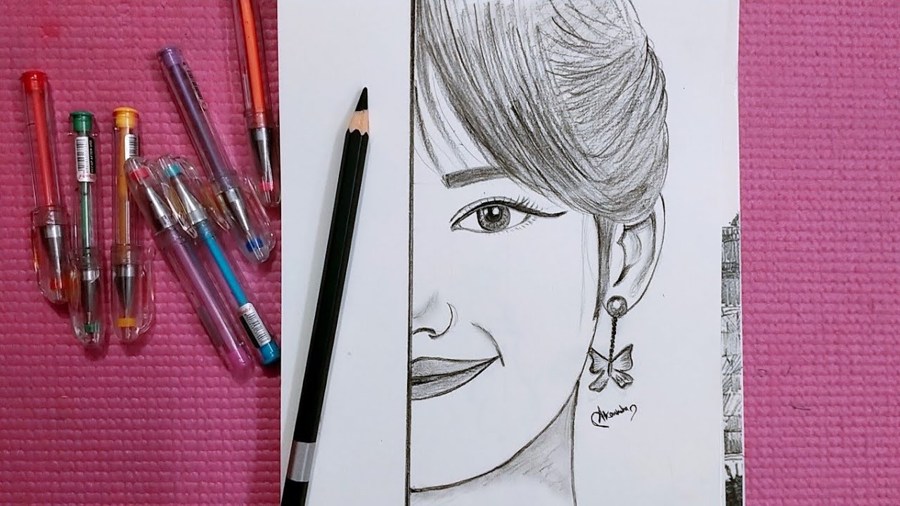 Lisa | How to draw Lisa | Face drawing | Drawing tutorial - YouTube