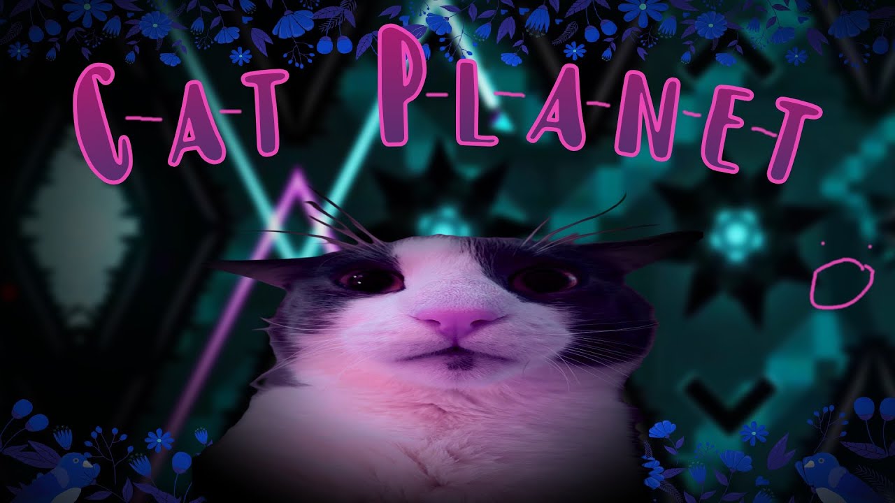 FLUKE FROM 61% | Cat Planet by IcEDCave 100% (Extreme Demon) | Geometry ...