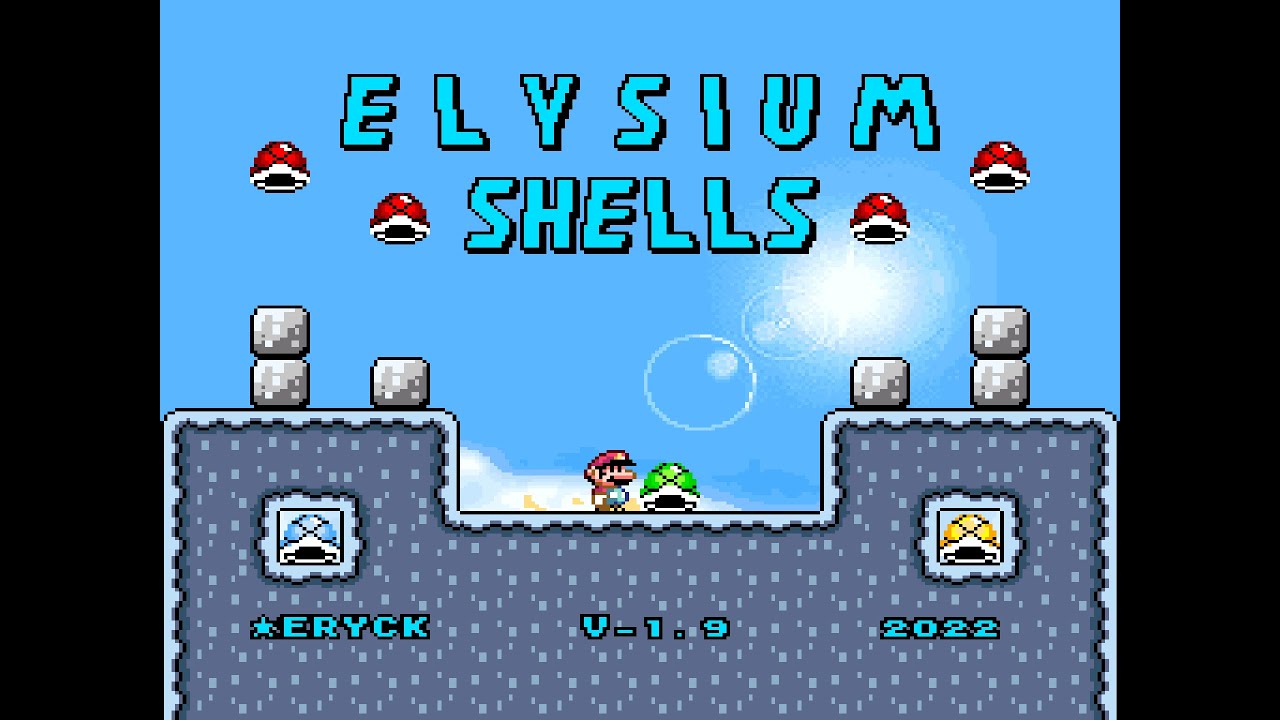 Elysium Shells - All Levels/Exits (SMW Kaizo) - YouTube