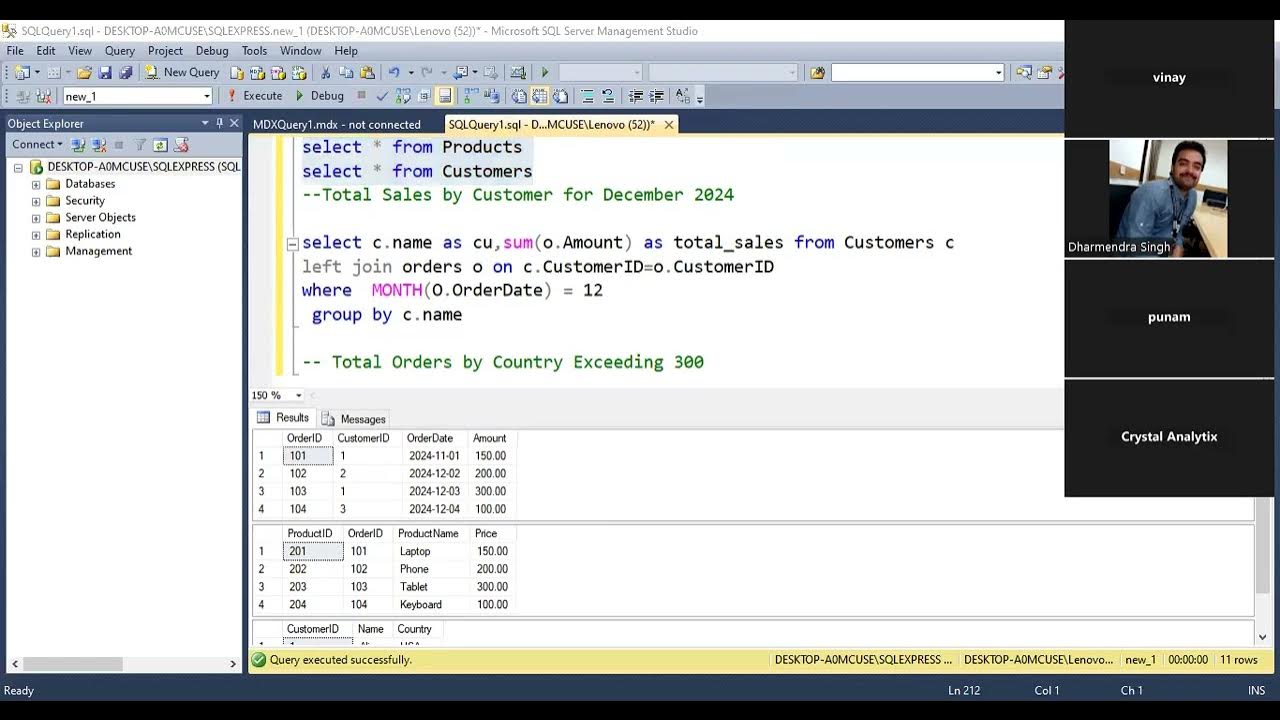 SQL Joining - YouTube