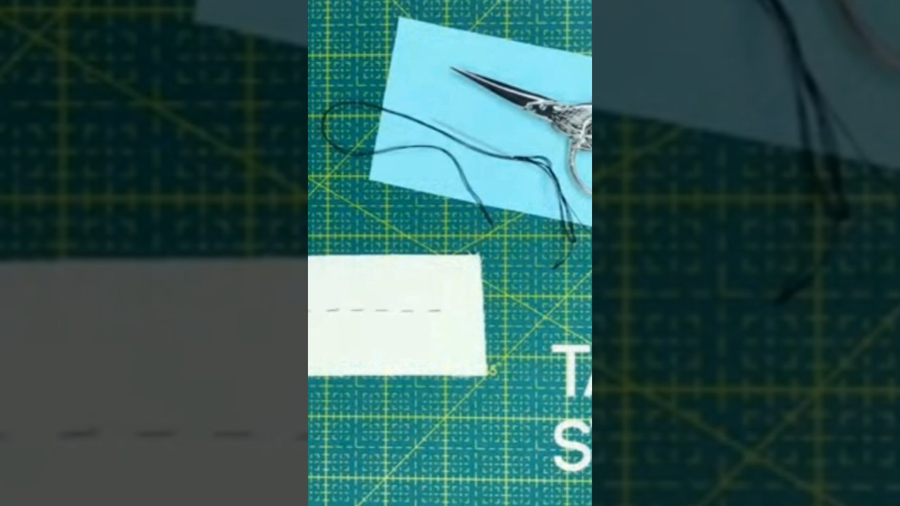 Tack stitch easy trick and embroidery #embroidery #shorts - YouTube