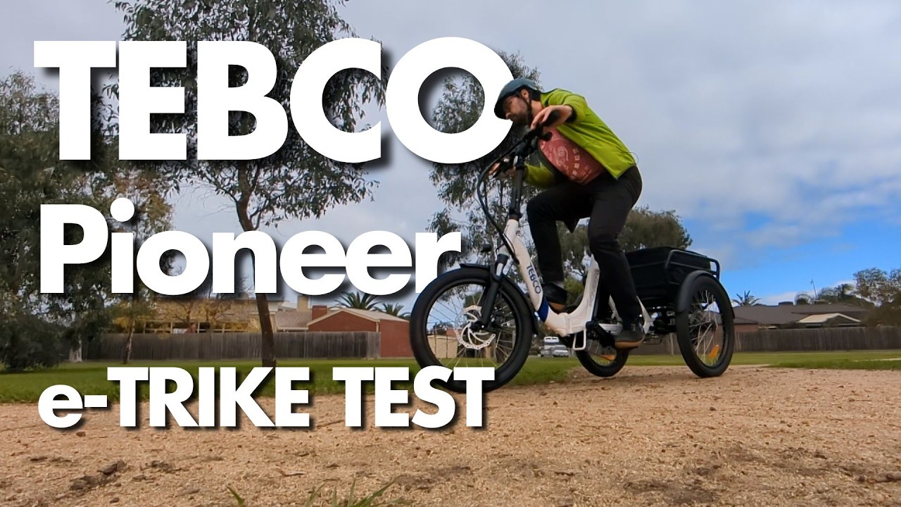 TEBCO Pioneer Review - fun and affordable eTrike - YouTube
