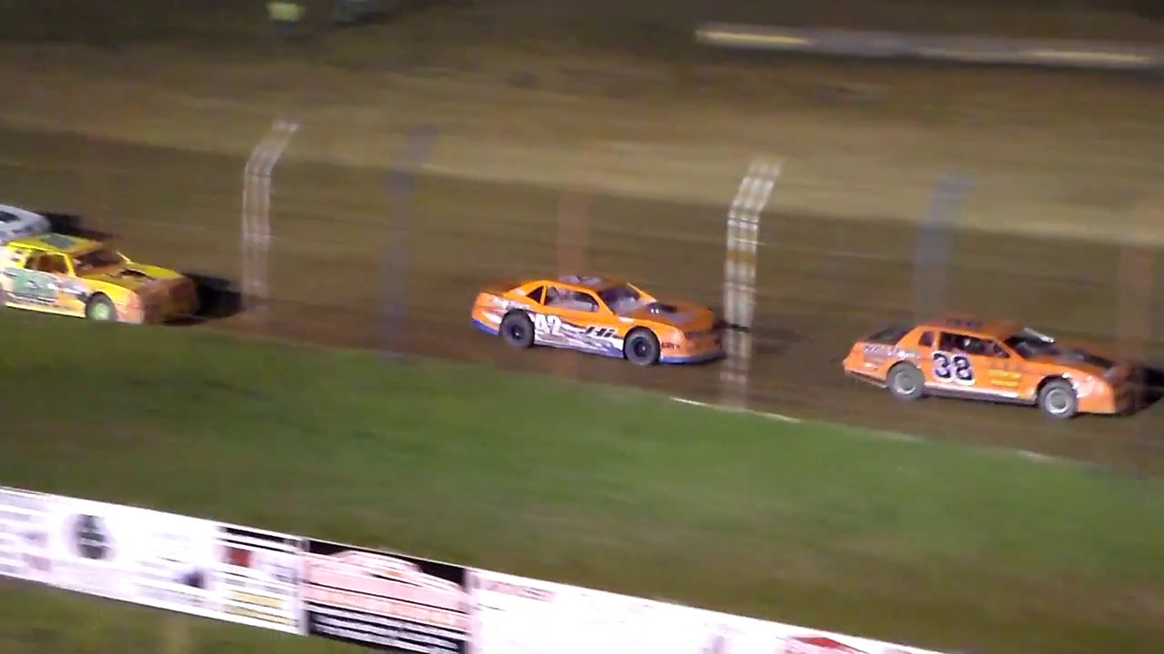 Dog Hollow Speedway - 4/28/17 Pure Stock Feature Race - YouTube