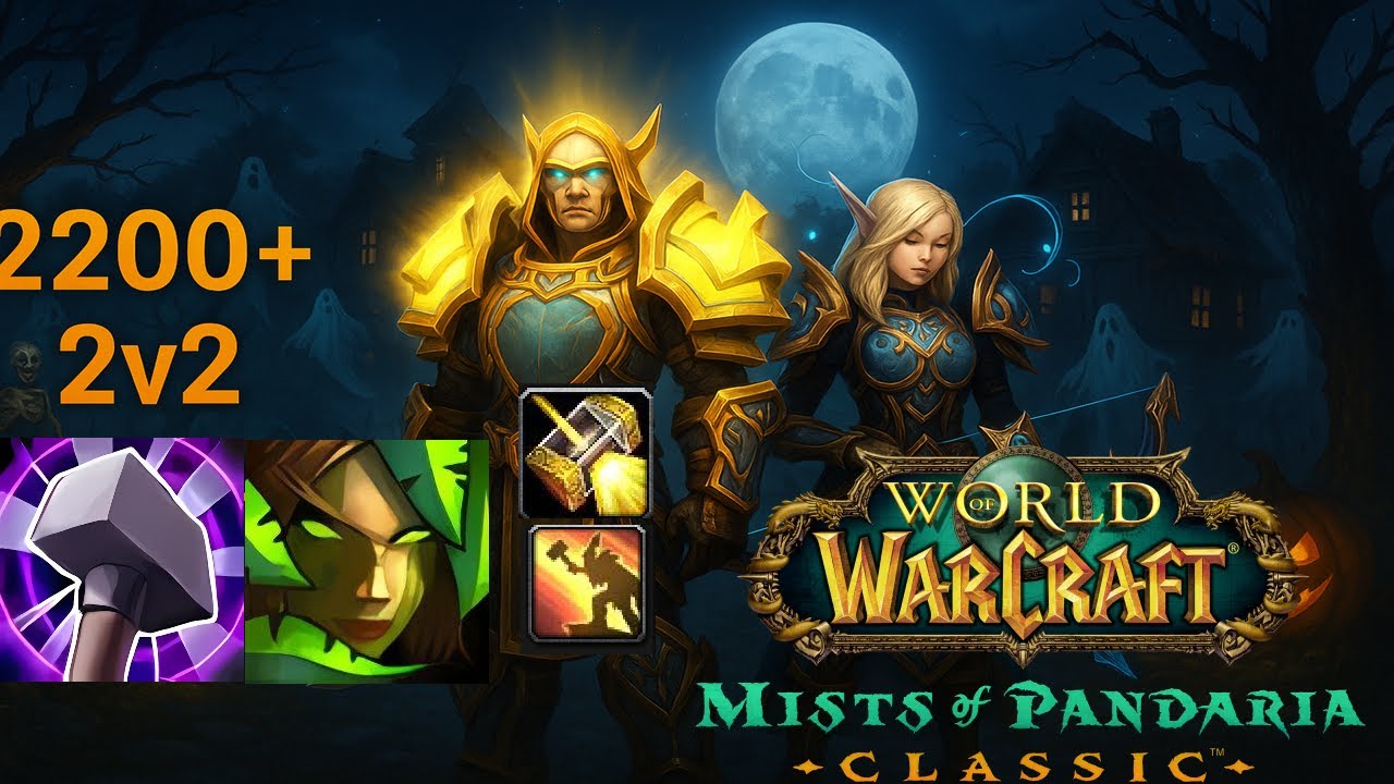WoW MoP Classic Ret PvP – 2v2 Ret/Hunt 2200+ (Ep. 3) Holy Prism ...