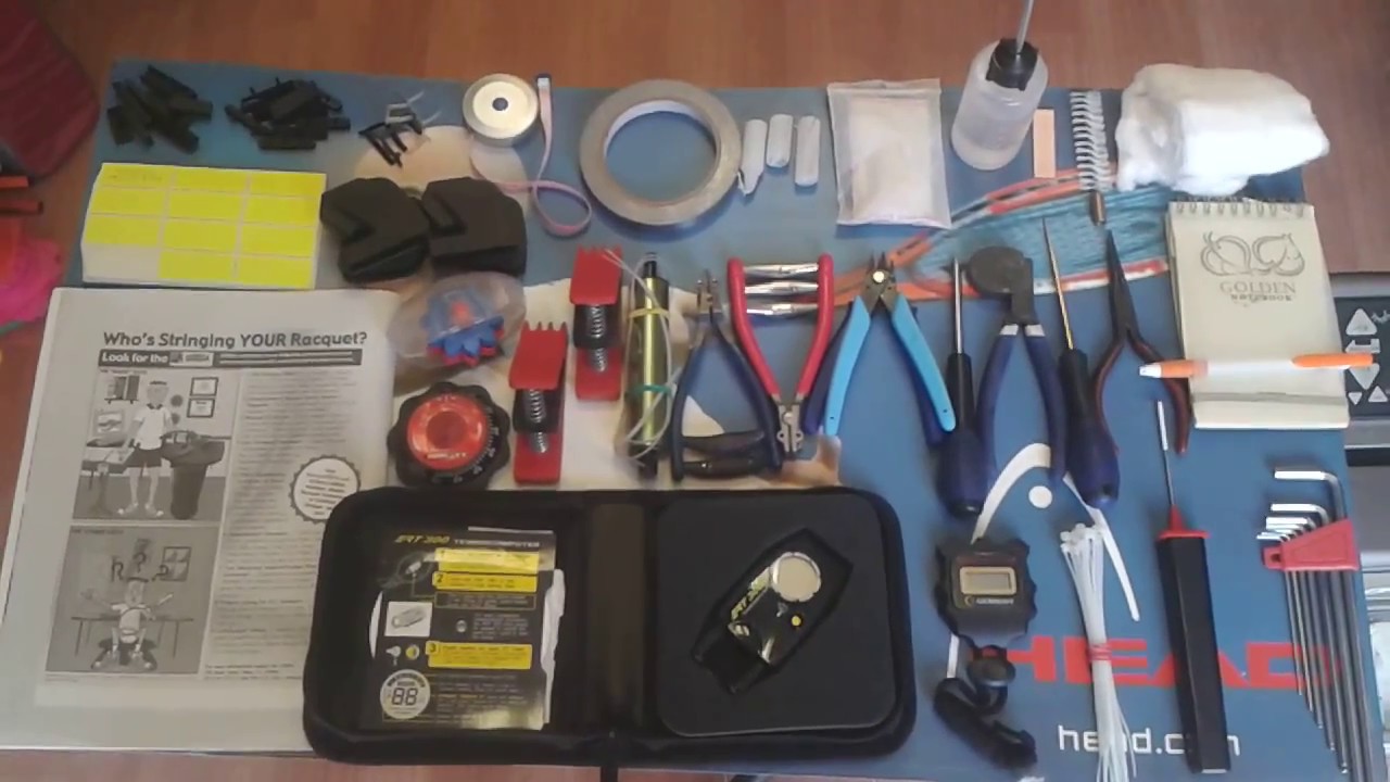 professional stringing tools - YouTube