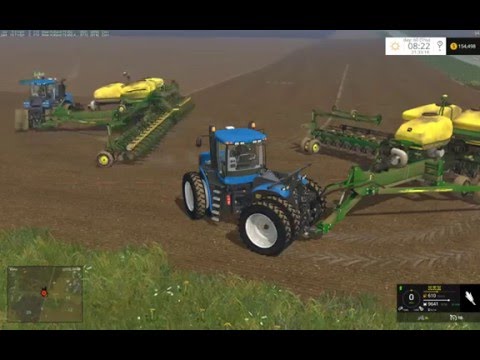 Farming Simulator 2015: Planting on Windchaser V5.1(2) - YouTube