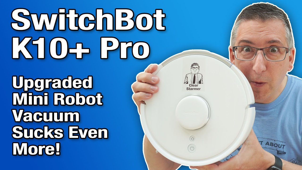 SwitchBot K10+ Pro - Mini Robot Vacuum Sucks Even More! - YouTube