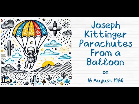 [Today in History] 16 August 1960 - Joseph Kittinger’s Record-Breaking ...