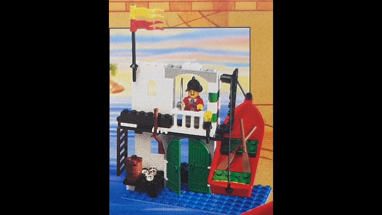 Lego 6244 - an instruction to build alternative model "B" from the back ...