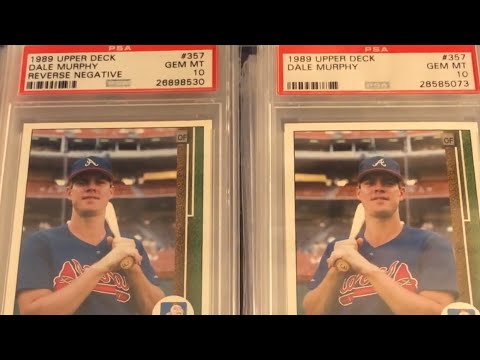 GB’s 1989 Upper Deck Dale Murphy Reverse Negative Collection! - YouTube