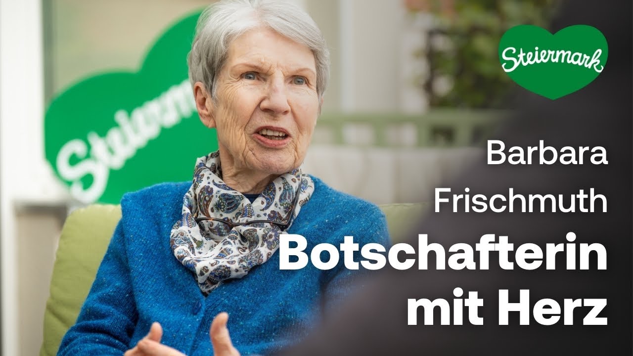 Barbara Frischmuths literarische Reise | Botschafterin mit Herz 💚 - YouTube