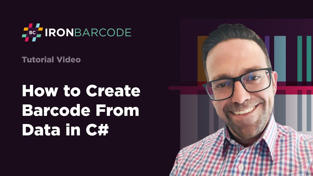 How to Create Barcode From Data in C# | IronBarcode - YouTube