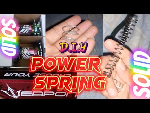 DIY POWER SPRING (WEAPON ANIMAL HUB) / RATCHET HUB - YouTube