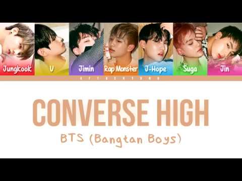 BTS 방탄소년단   Converse High Color Coded Lyrics Han Rom Eng