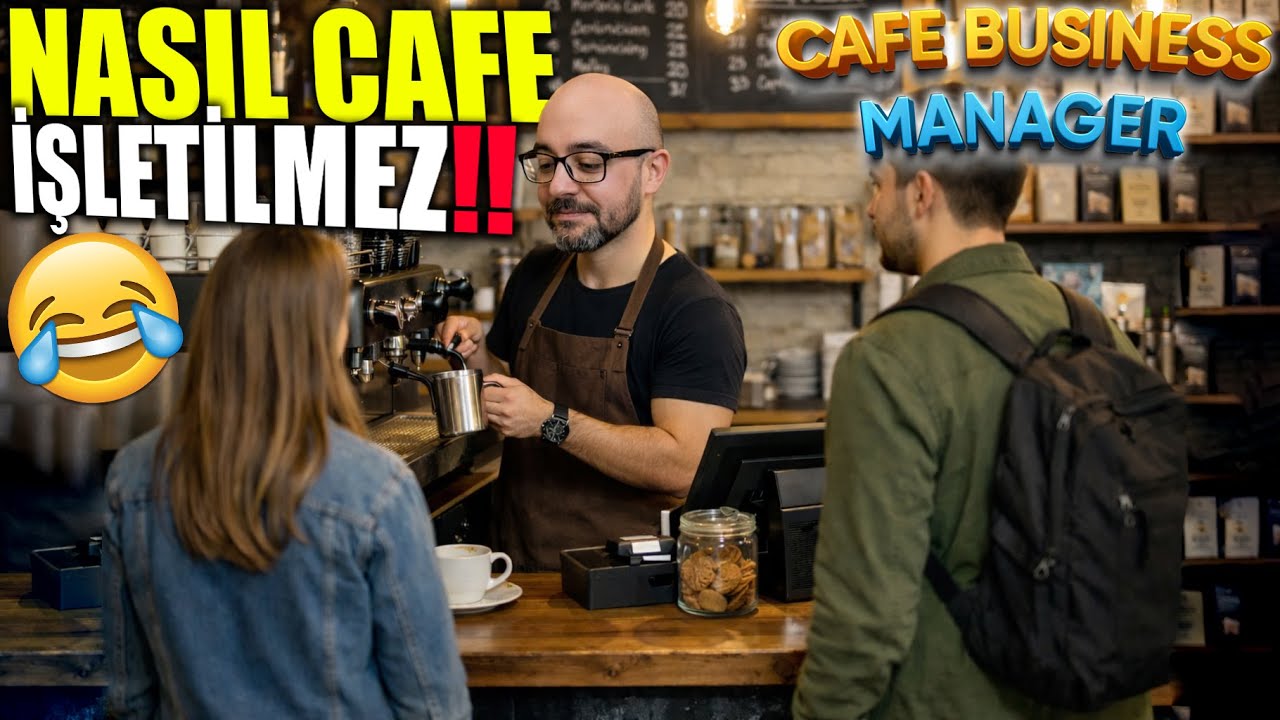 YENİ KAFEMİZİ AÇIYORUZ !! KAFE NASIL İŞLETİLMEZ🤣| CAFE BUSINESS MANAGER ...