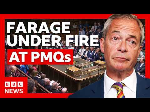 Watch MPs react as Nigel Farage’s resignation questioned at DPMQs | BBC News