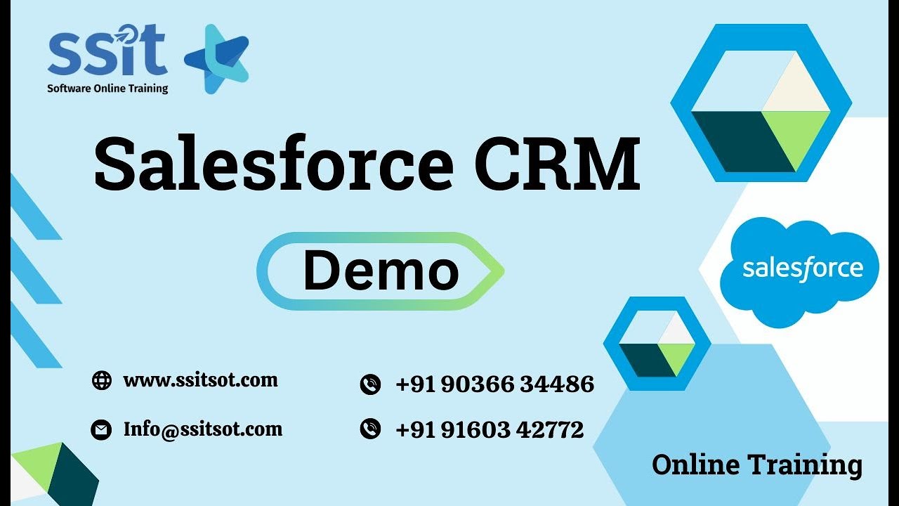 Salesforce CRM Training Demo || SSIT Software Online Training - YouTube