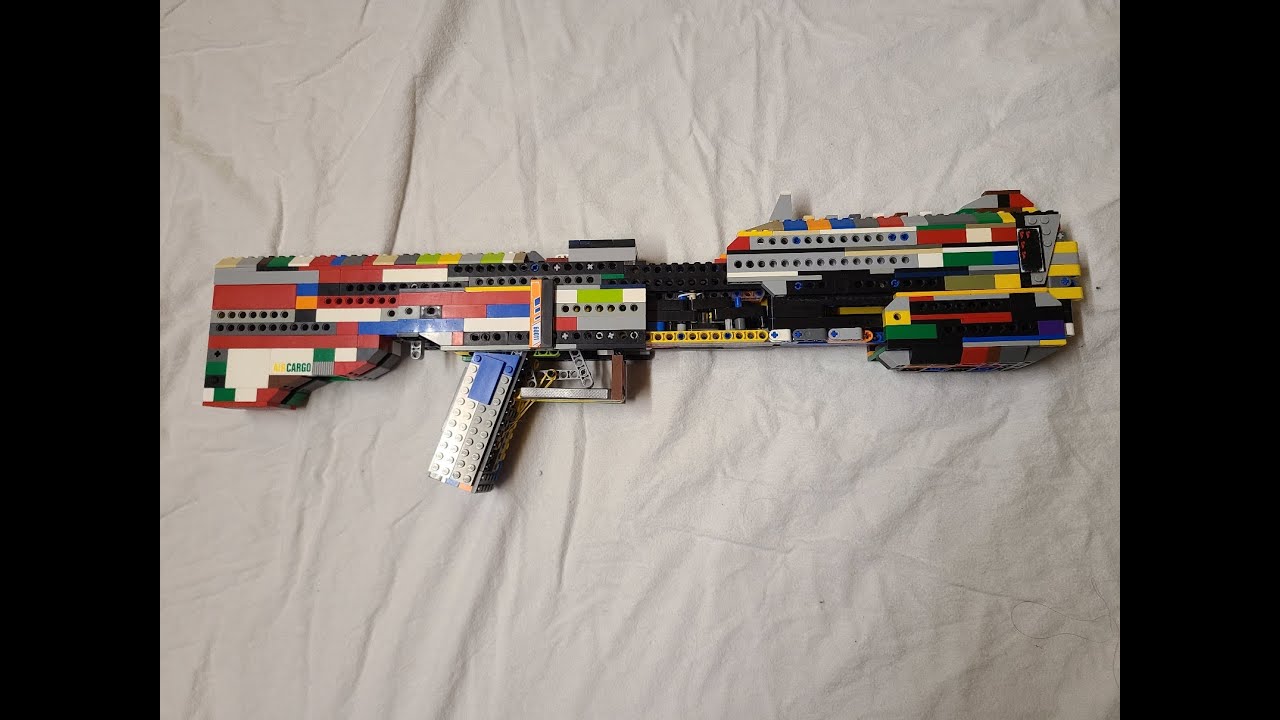 WORKING LEGO HALO SHOTGUN+SHELL EJECTING!! #Nobodys200SUBcontestredo # ...