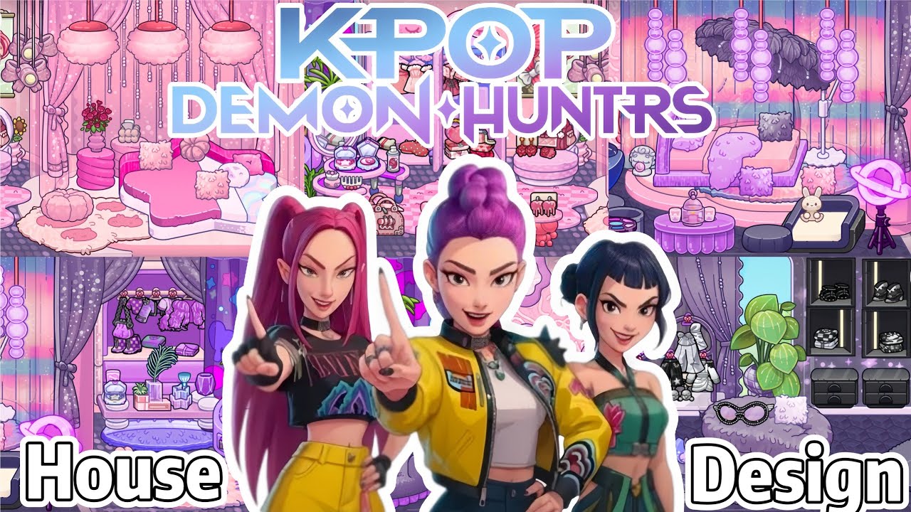 HUNTRIX K-Pop House Design in Avatar World 个 K-Pop Demon Hunters 😈 ...