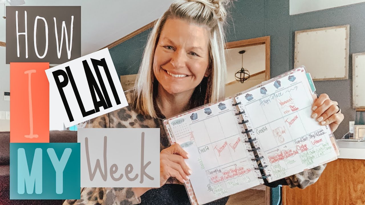 HOW I PLAN MY WEEK + WEEK PLAN-PREP-PREPARE + MEAL PLAN + WORKOUT PLAN ...