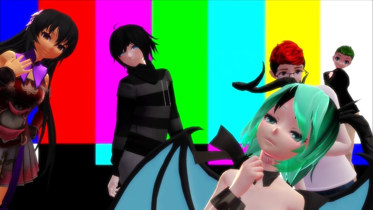 『MMD APHMAU / YOUTUBERS 』TRY NOT TO LAUGH【MMD TV - PART 1】 - YouTube