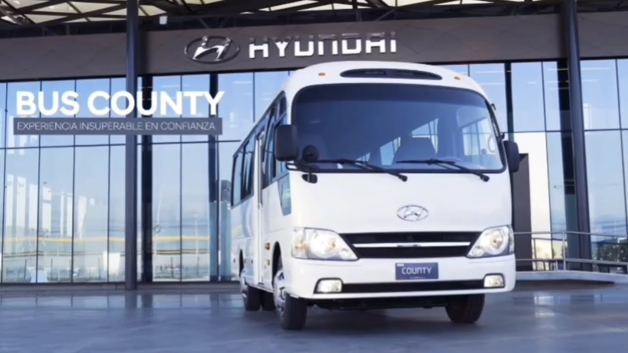 Hyundai County Deluxe Bus Diesel Turbo 2022 Made In Korea - YouTube