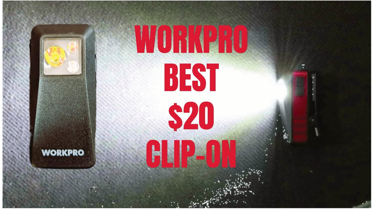 WorkPro EDC Clip Light | $20 Flashlight That Actually Competes? - YouTube