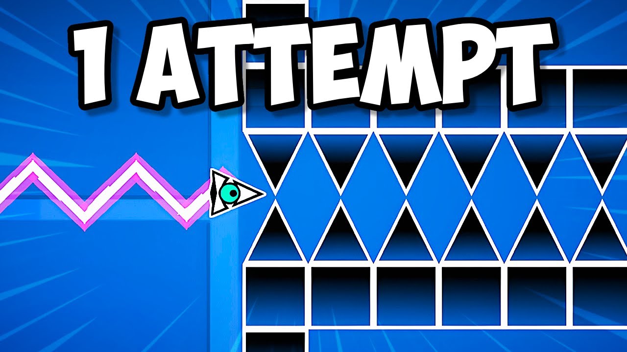 Beating Every Geometry Dash Level In 1 Attempt! - YouTube