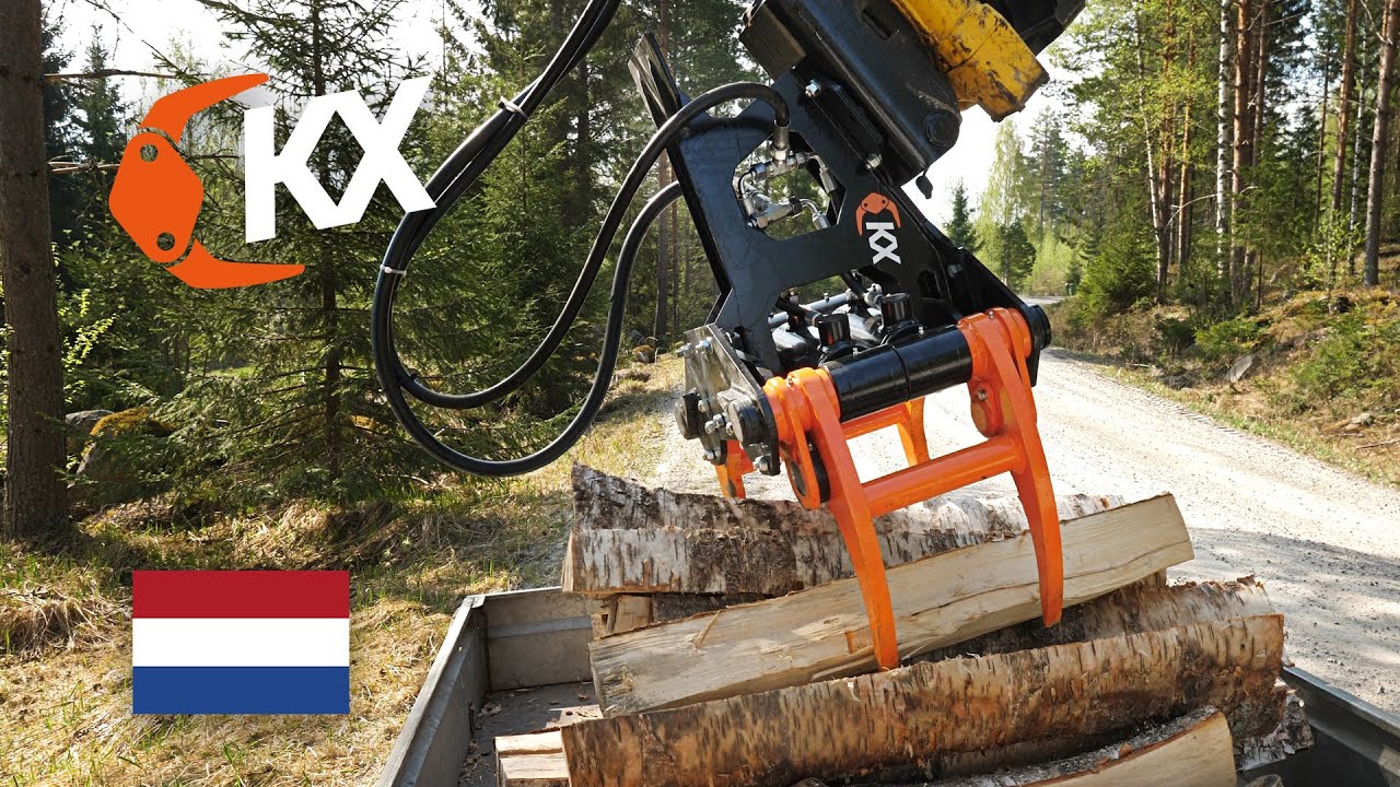 Topkwaliteit boomknipper voor graafmachines | KX-Treeshears - YouTube