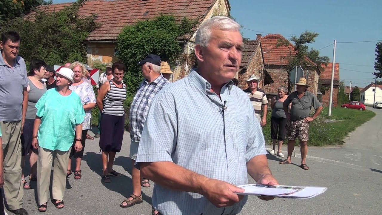 Gornje Predrijevo - Prosvjed Za kap vode - YouTube