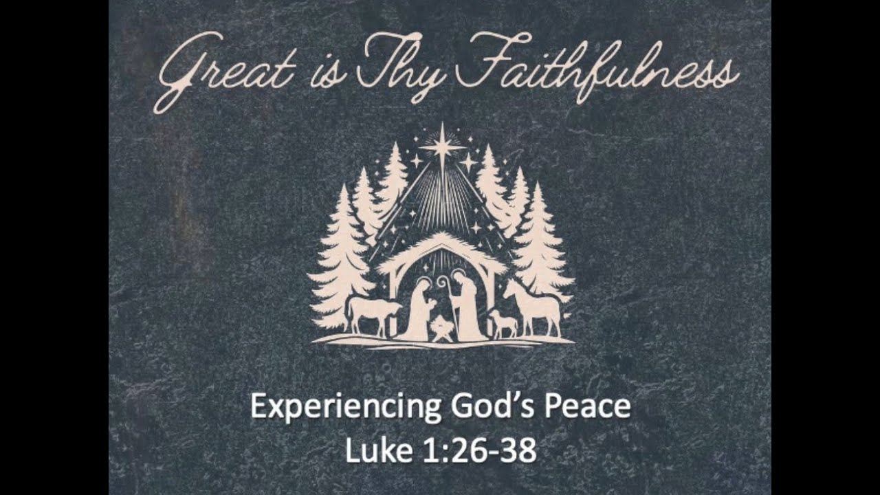 Called to Peace (Luke 1: 26-38) - Pastor Keith Missel - YouTube