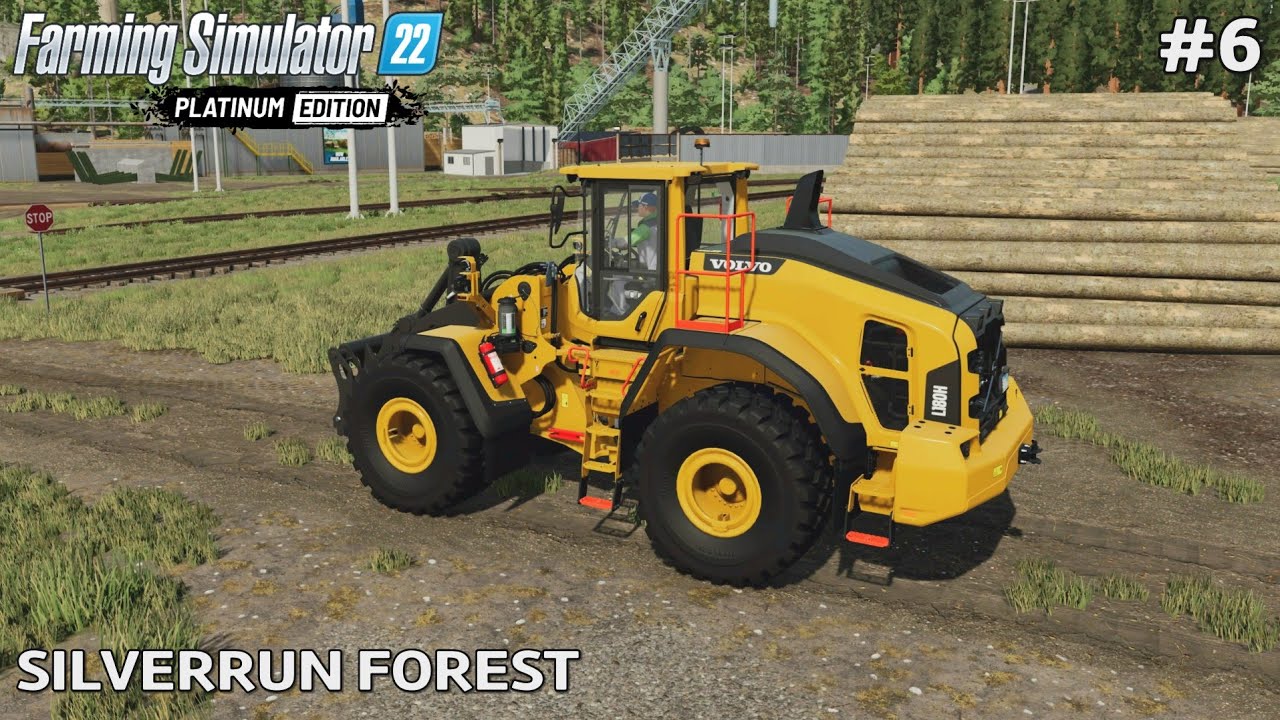 I bought the biggest VOLVO wheelloader in Farming Simulator 22 ...