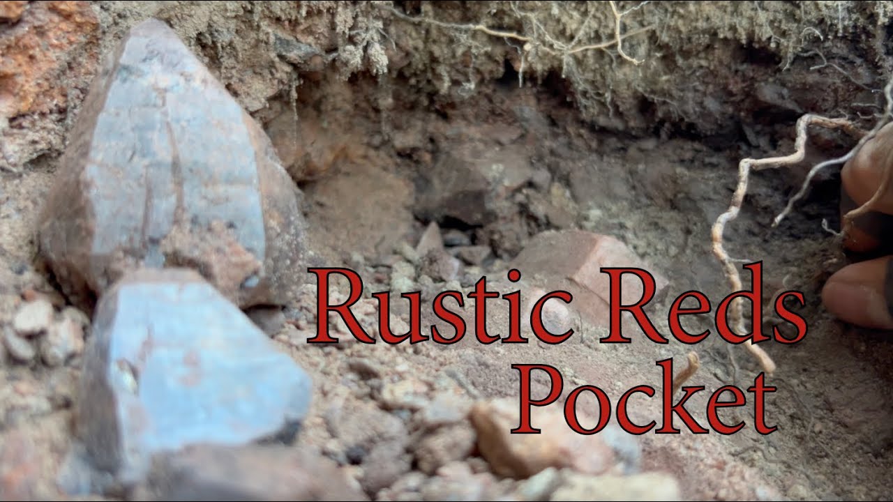 Rustic Red Smokies & Microcline Crystals | Pocket Play - YouTube