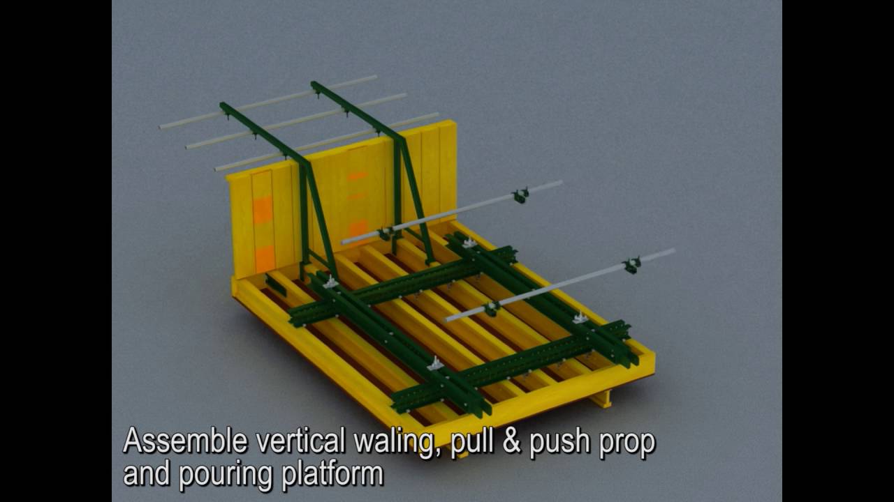 Utracon-Zulin formwork - PJ200 Jumpform system - YouTube