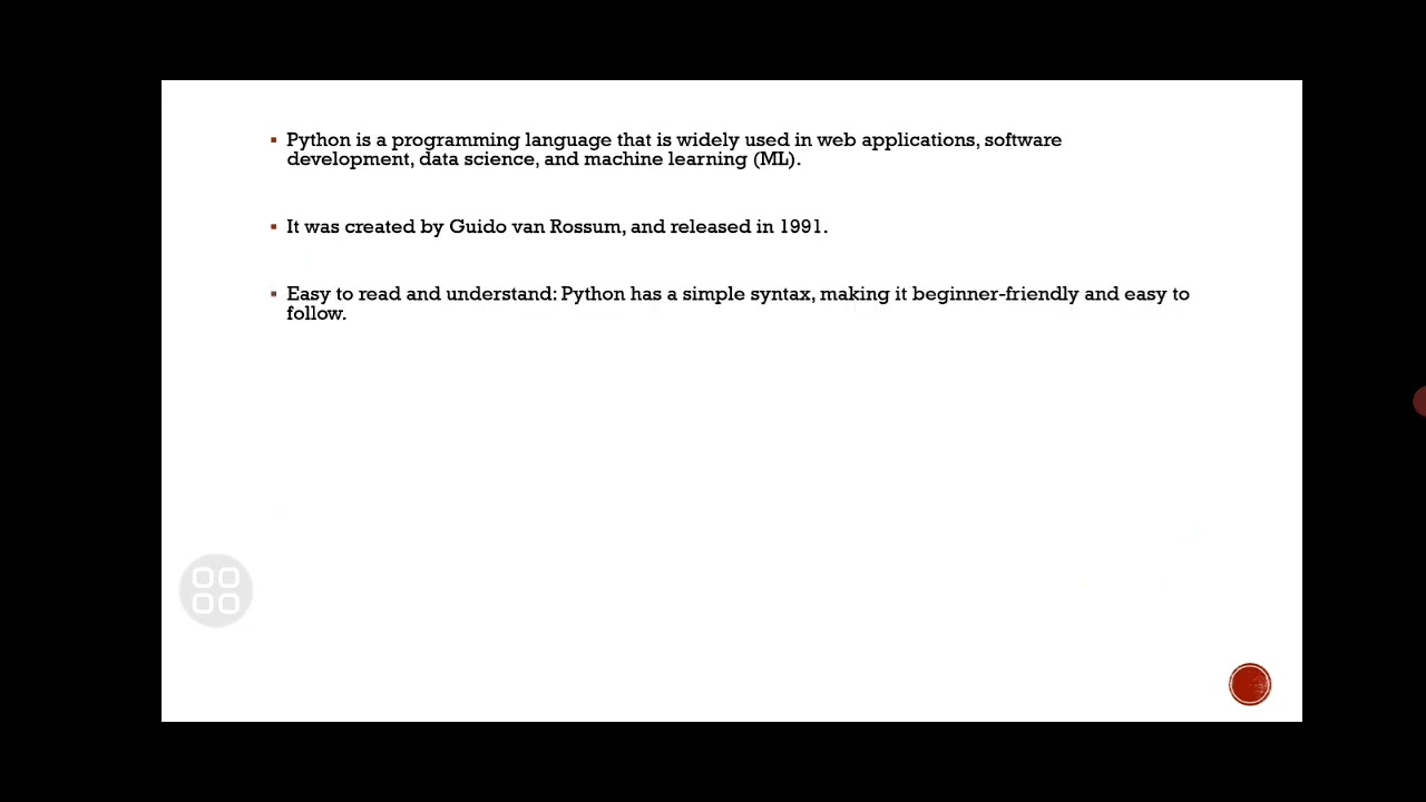 Python - What is python (section -1) - YouTube