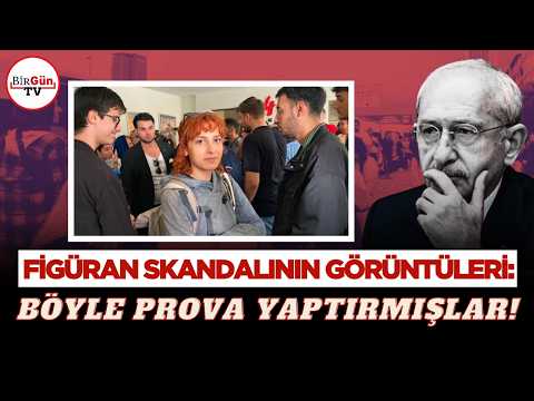 Figüran skandalının yeni görüntüleri: Böyle slogan provası yaptırmışlar! İşte o anlar…
