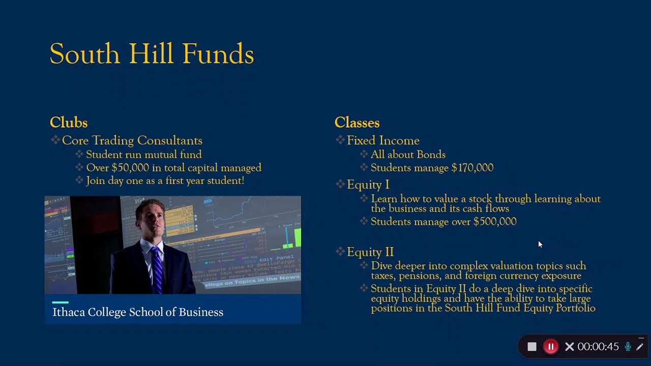 Student Investing: The South Hill Funds - YouTube