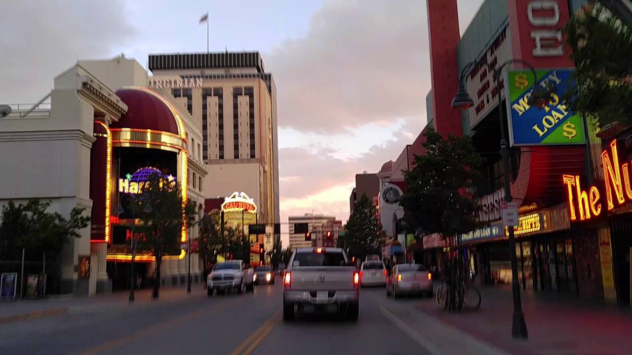 Driving around Downtown Reno - YouTube