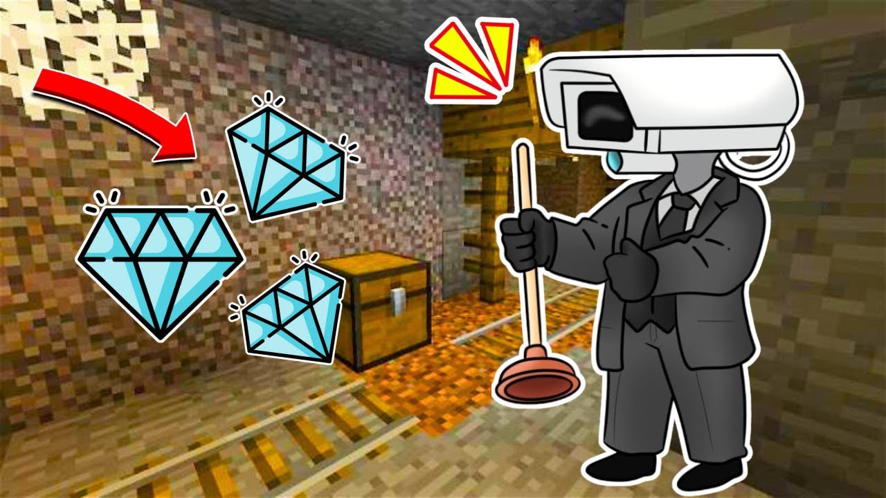 UN CAMERA MAN (PLUGERMAN) JUEGA MINECRAFT POR PRIMERA VEZ - YouTube