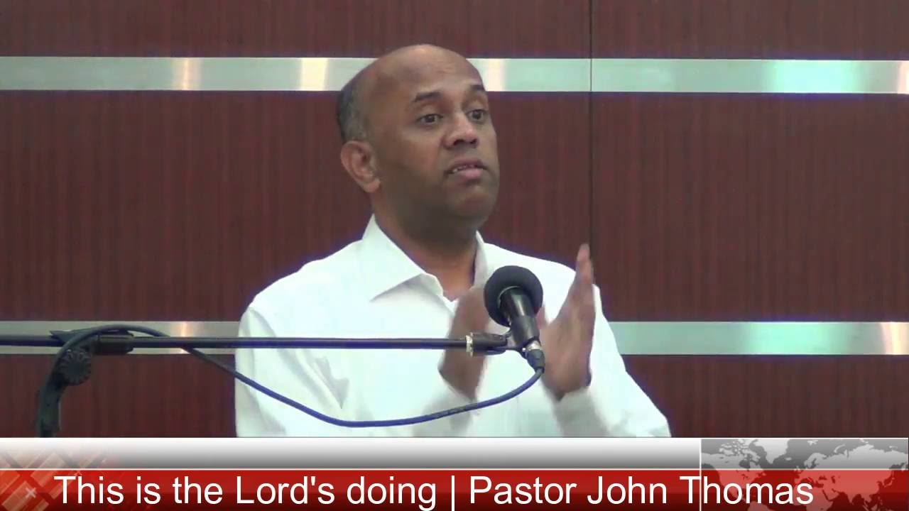 This is the Lord's doing | Pastor John Thomas - YouTube