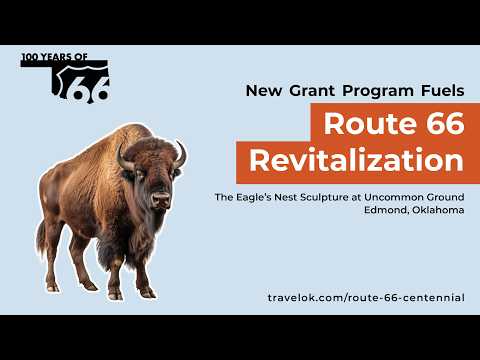 New Grant Program Fuels Route 66 Revitalization: The Eagle's Nest Sculpture at Uncommon Ground