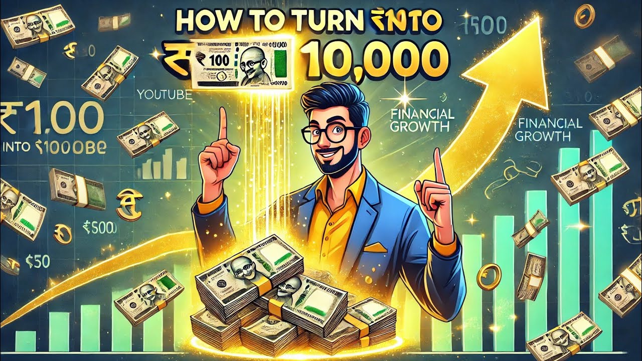 How to change ₹100 into 10k - YouTube